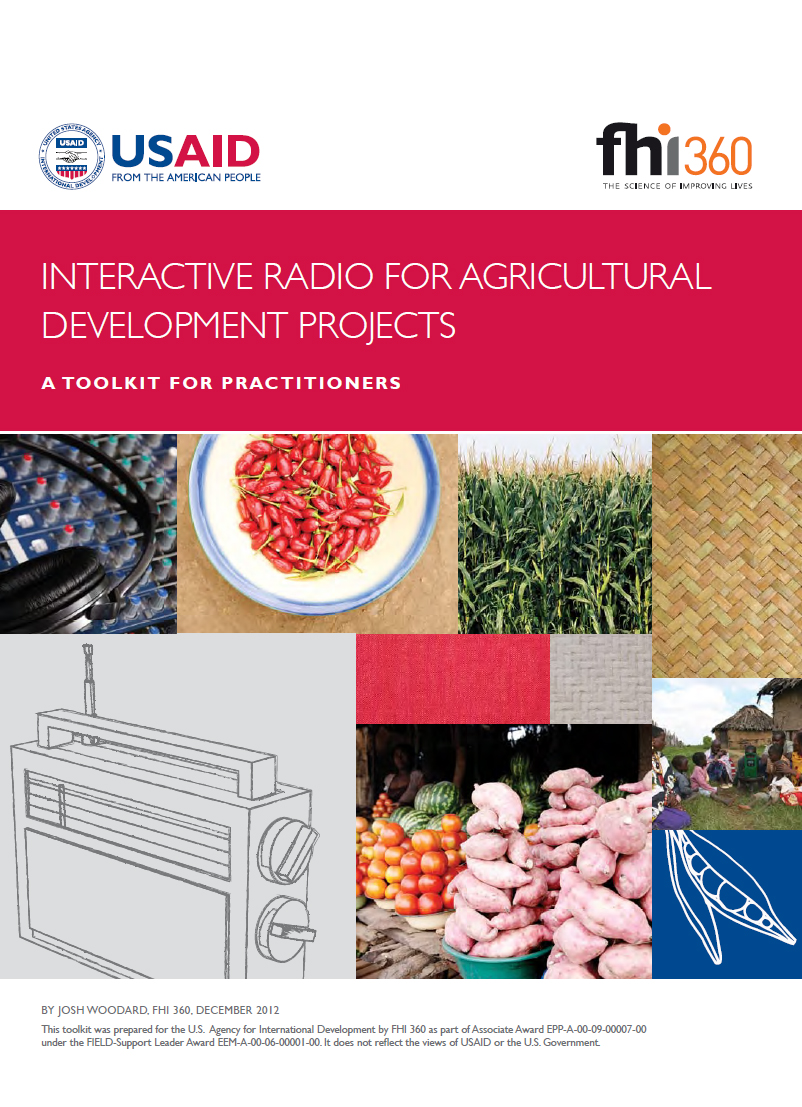 Interactive Radio for Agricultural Development Projects: A Toolkit for ...